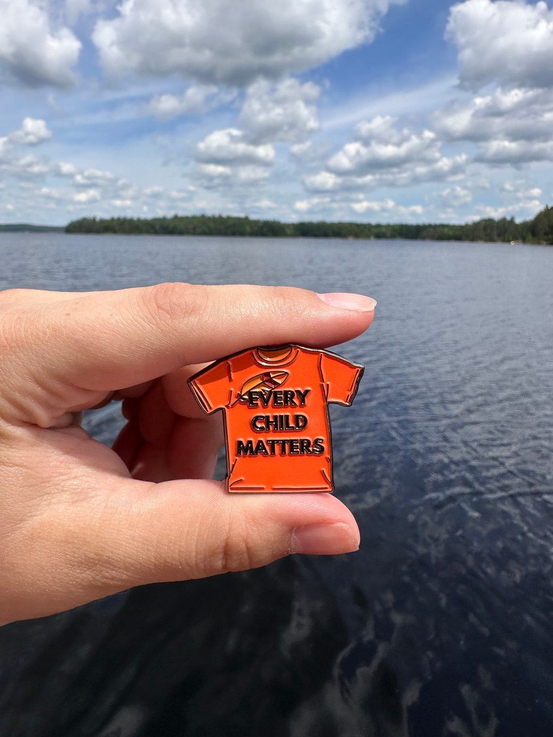 Every Child Matters Orange T-shirt Enamel Pin - Etsy