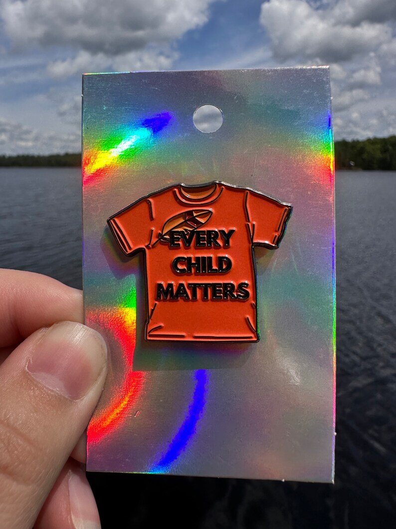 Every Child Matters Orange T-shirt Enamel Pin - Etsy