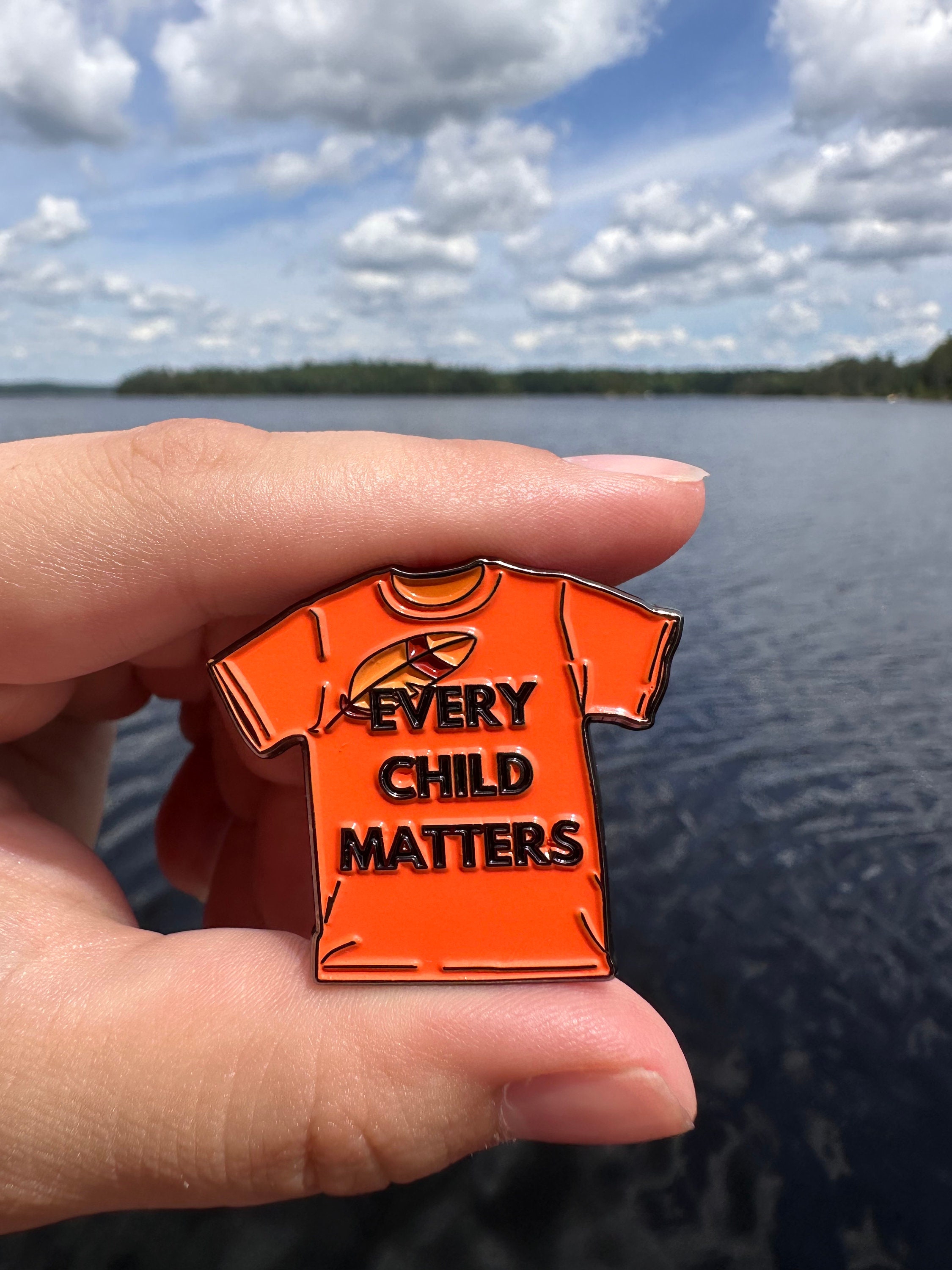 Every Child Matters Orange T-shirt Enamel Pin - Etsy