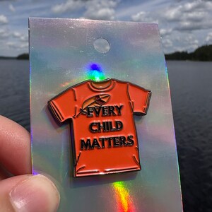 Every Child Matters Orange T-shirt Enamel Pin - Etsy