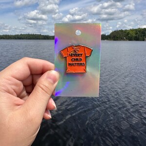 Every Child Matters Orange T-shirt Enamel Pin - Etsy
