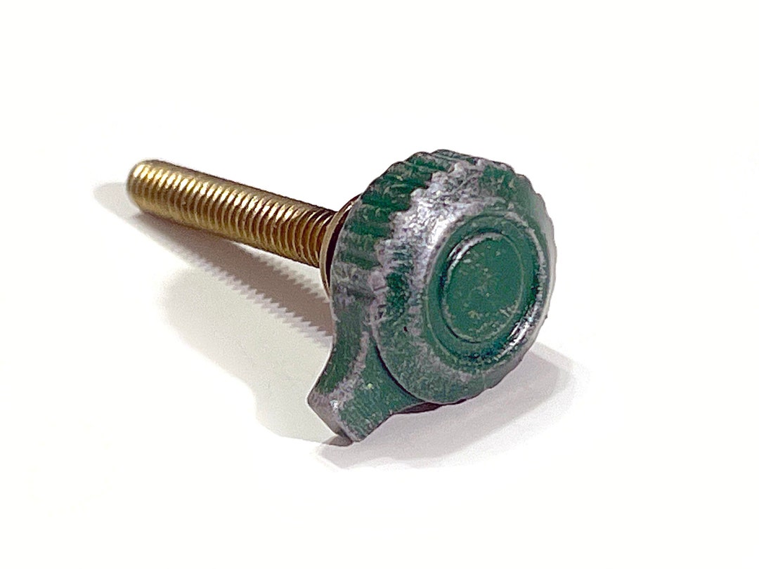 3D Printed Decorative Thumbscrew, Retention Screw (green) (3/4 Inch 8 ...