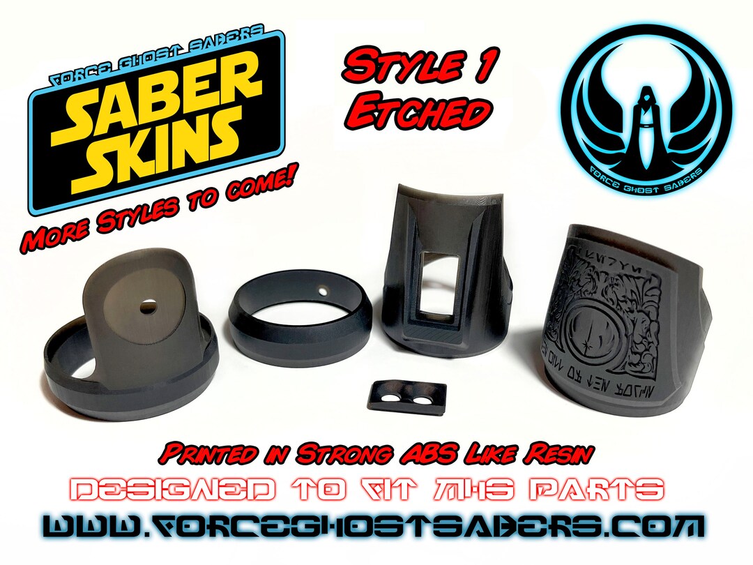 Saber Skins Style 1 Etched Version for MHS Parts. (unpainted) - Etsy