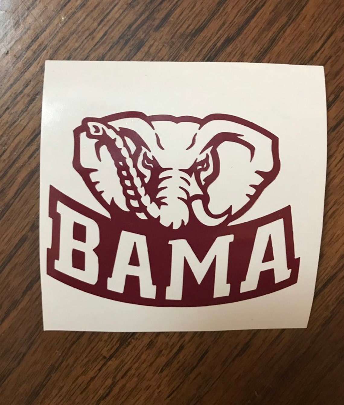 Alabama vinyl car decal | Etsy