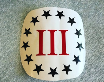 3 percent decal | Etsy