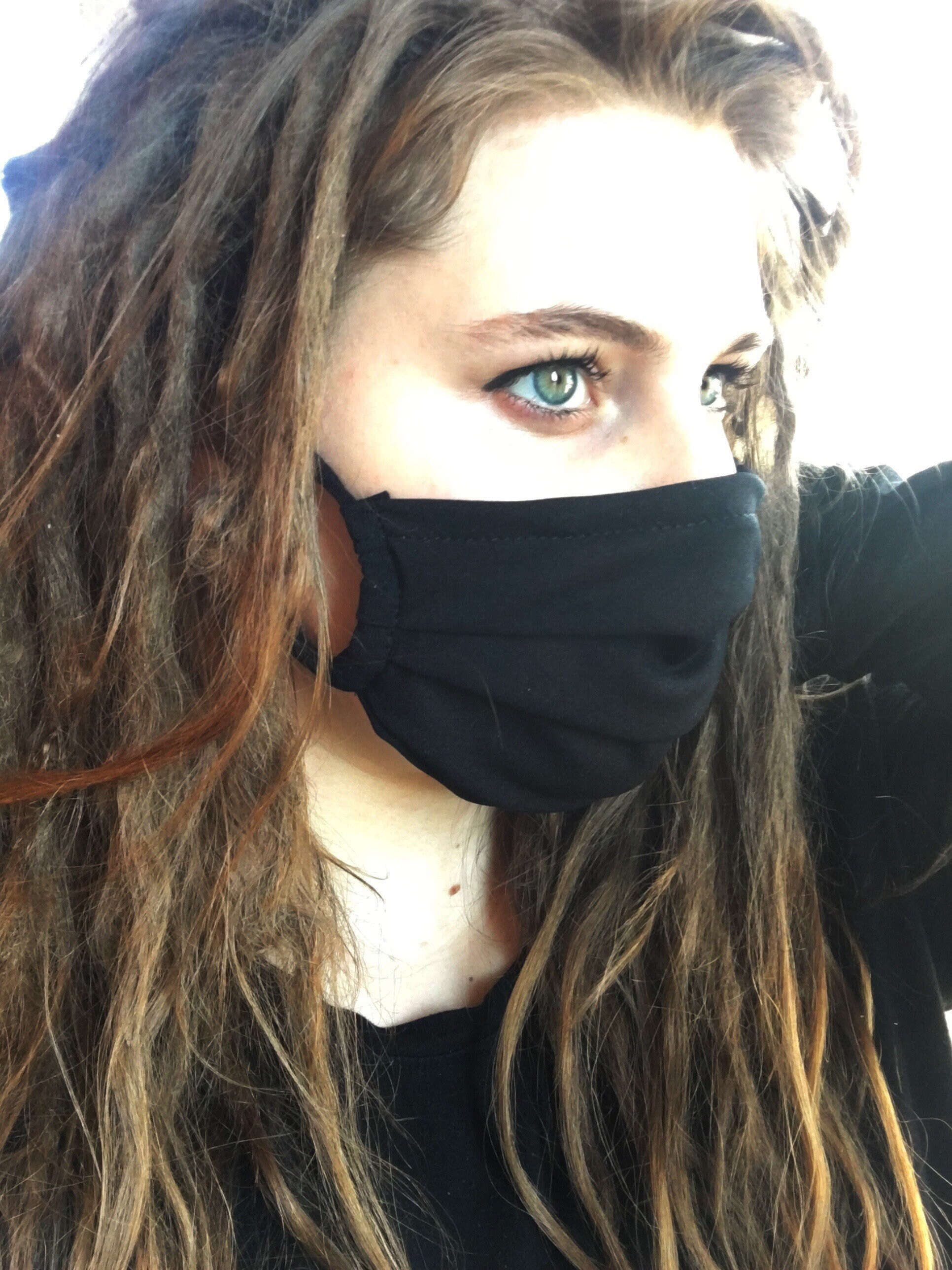 Breathable Nylon Lightweight Mask Face Covering Single Layer | Etsy