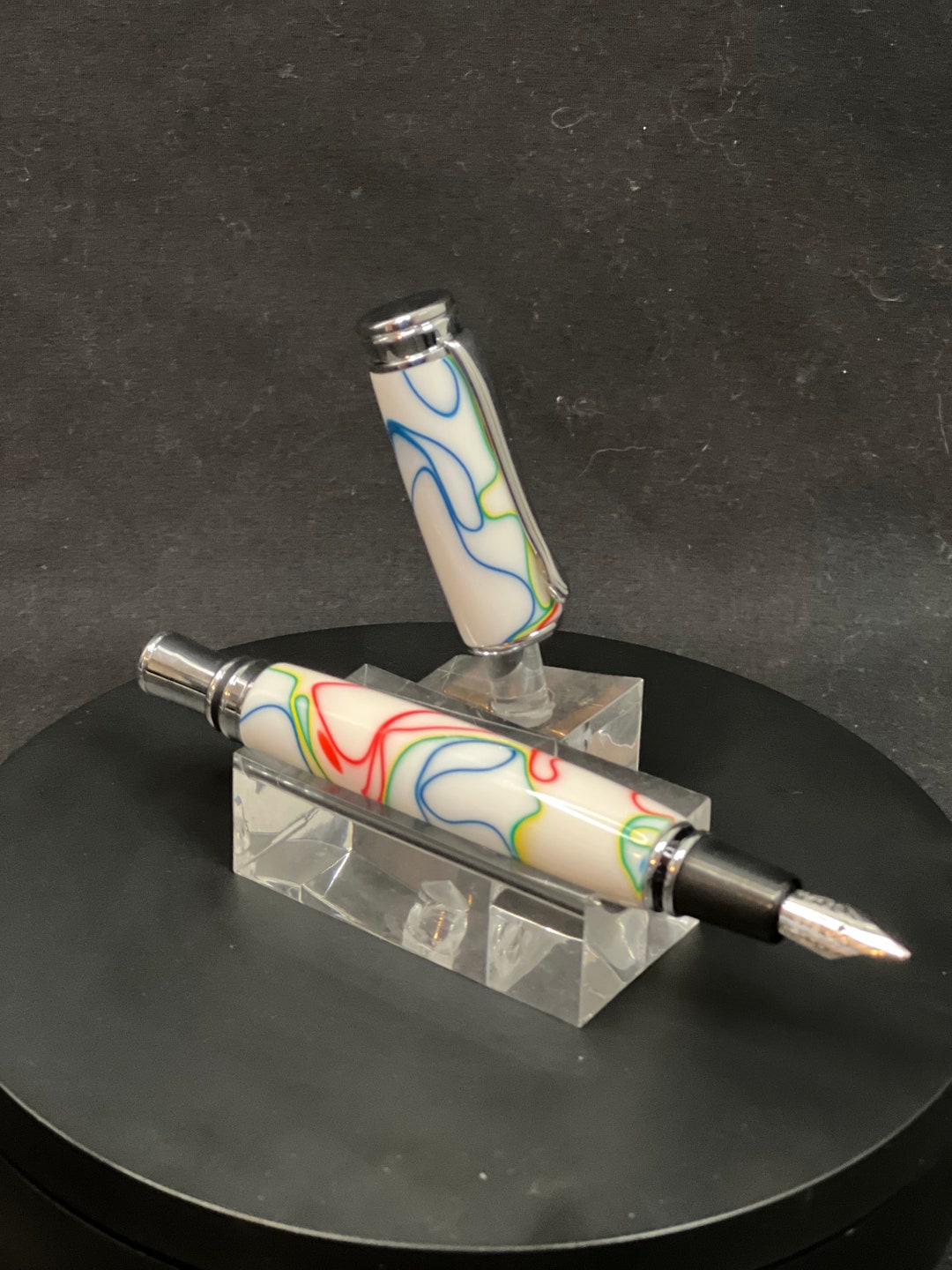 Color Stripe Fountain Pen - Etsy