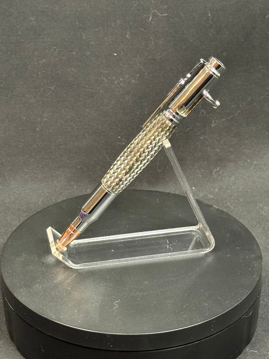 Metal Mesh Bolt Action Pen - Etsy