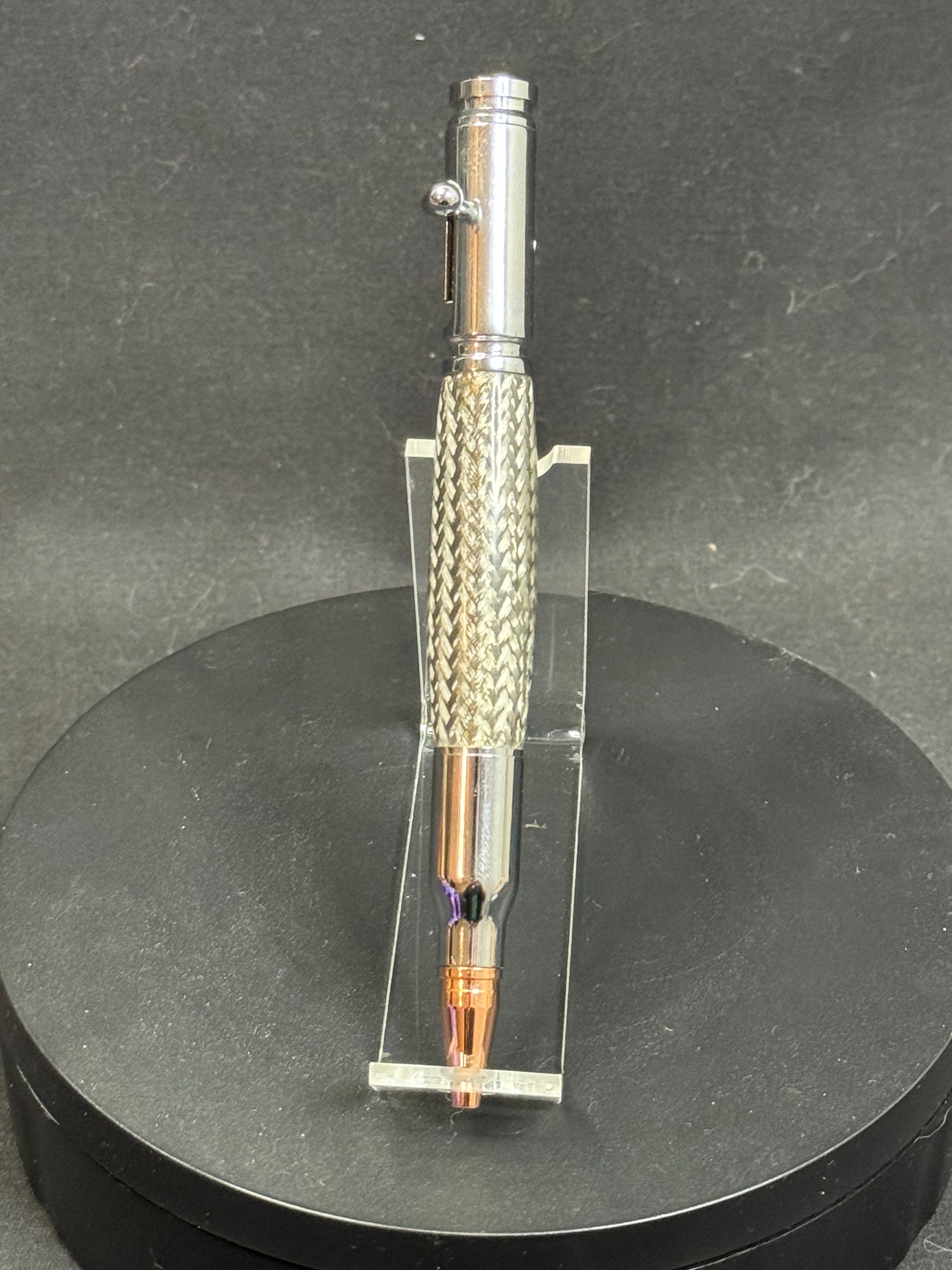 Metal Mesh Bolt Action Pen - Etsy
