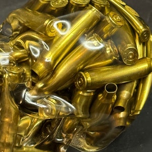 223 Clear Epoxy Bullet Skull Brass Casings - Etsy