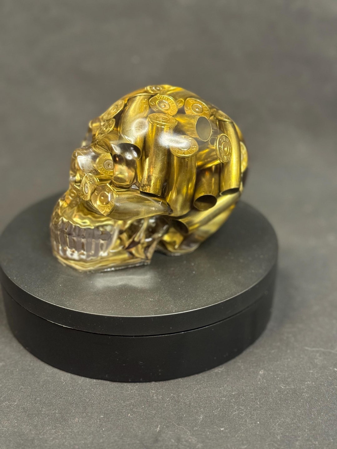 44 Mag Epoxy Bullet Skull Brass Casings - Etsy