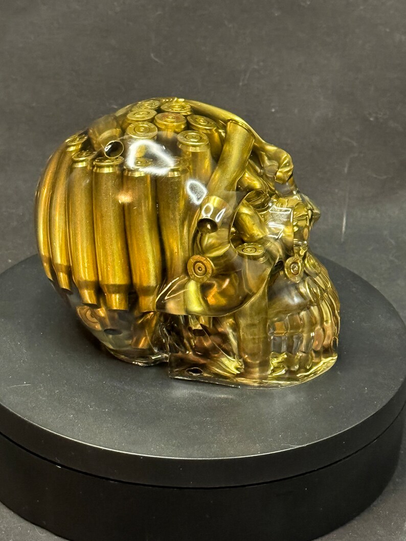 223 Clear Epoxy Bullet Skull Brass Casings - Etsy