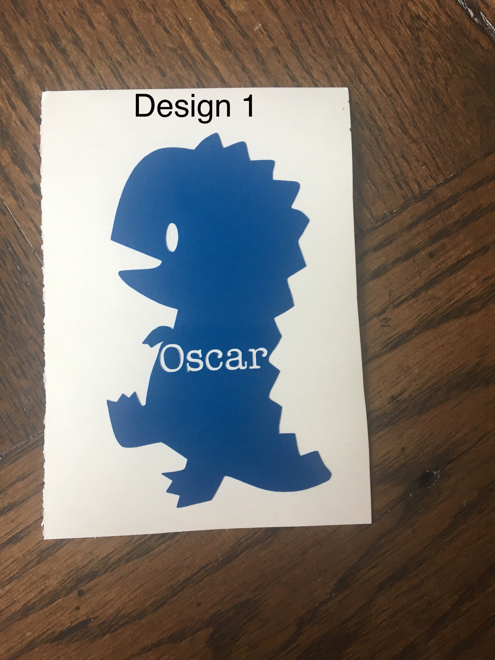 Dinosaur Decal Dinosaur Stickers Custom Dino cute Dino - Etsy