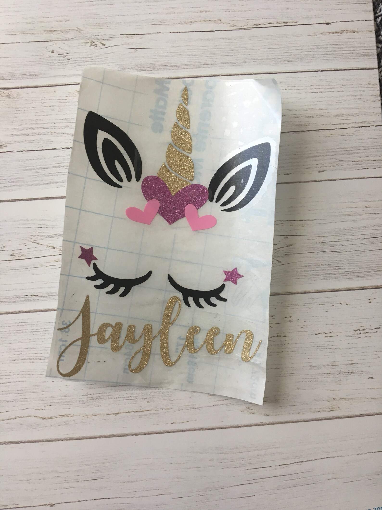 Diy Unicorn Sticker, Girls Decal for Water Bottles, Unicorn Party Favor ...