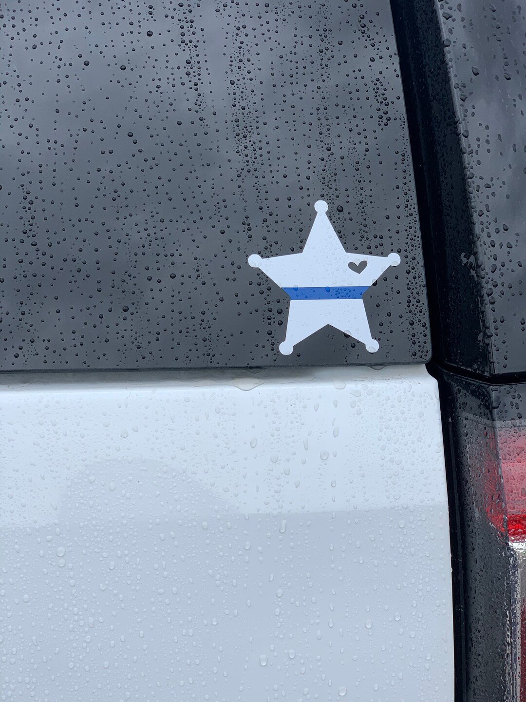 Thin Blue Deputy Star, 5 Point Star Thin Blue Line, Thin Blue Line ...