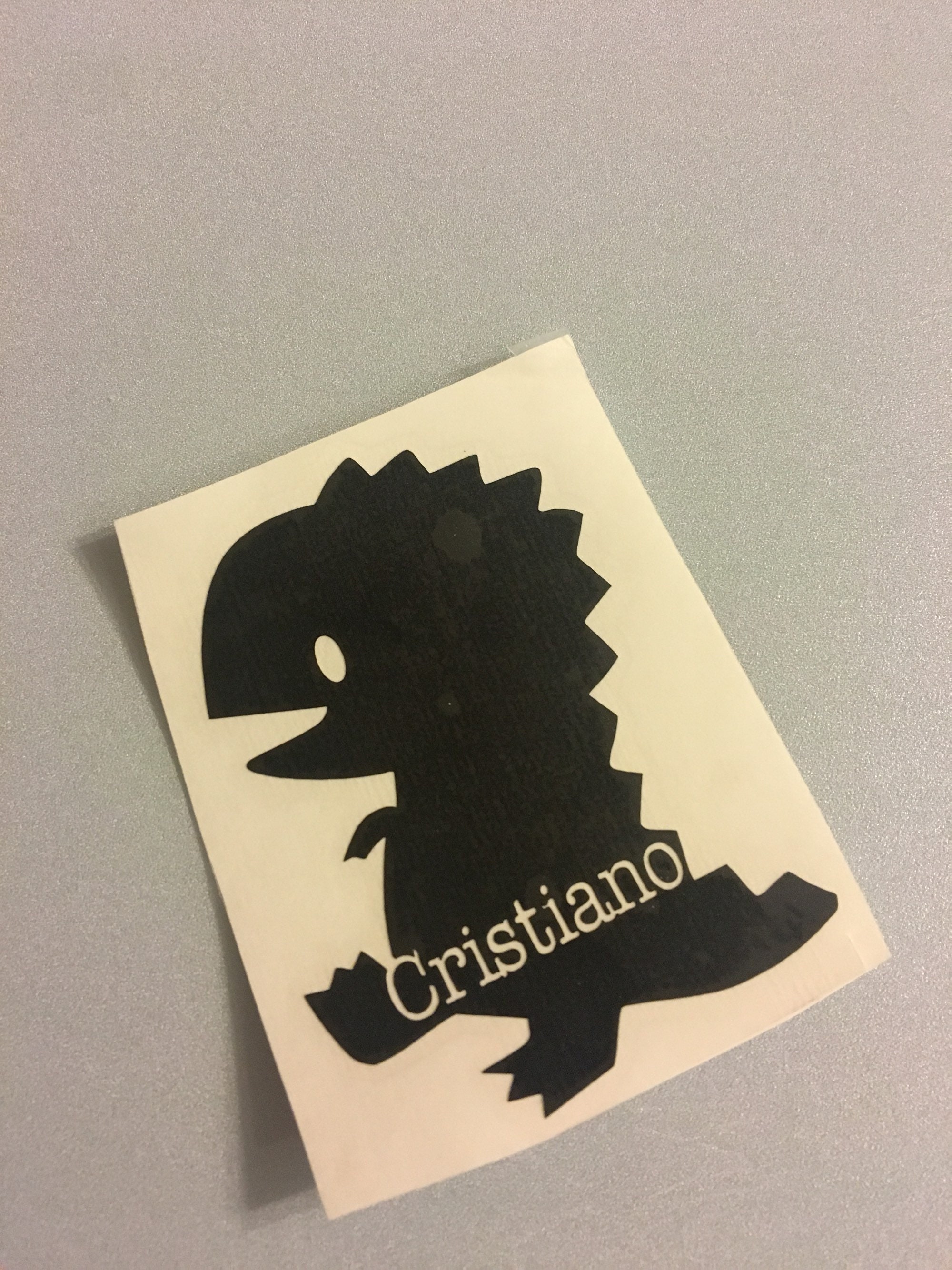 Dinosaur Decal Dinosaur Stickers Custom Dino cute Dino - Etsy