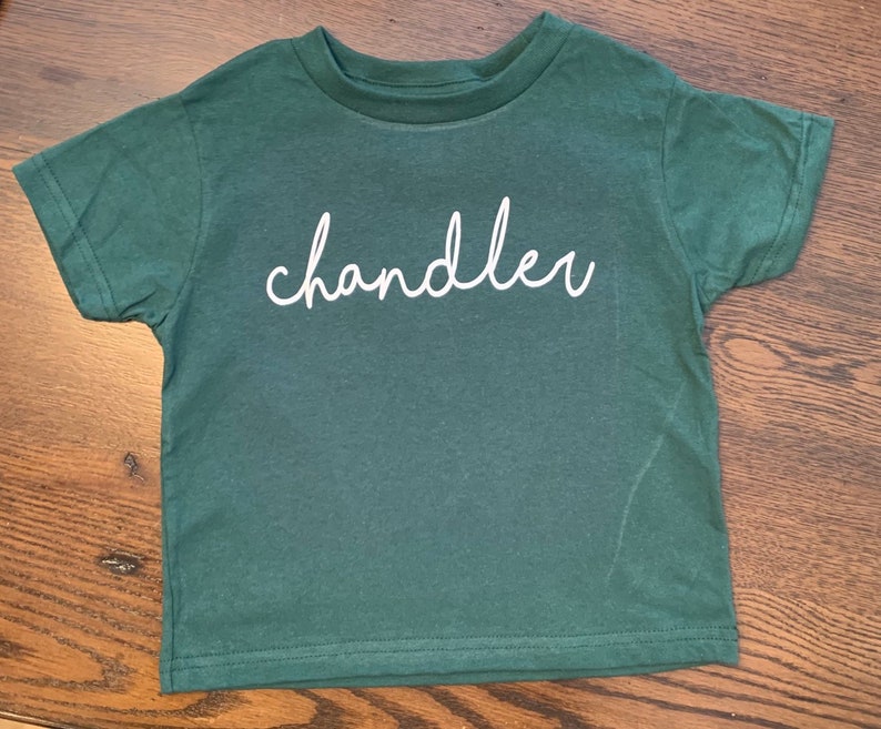 Custom Kids Tee Custom Name Tee Custom Name T-shirt - Etsy