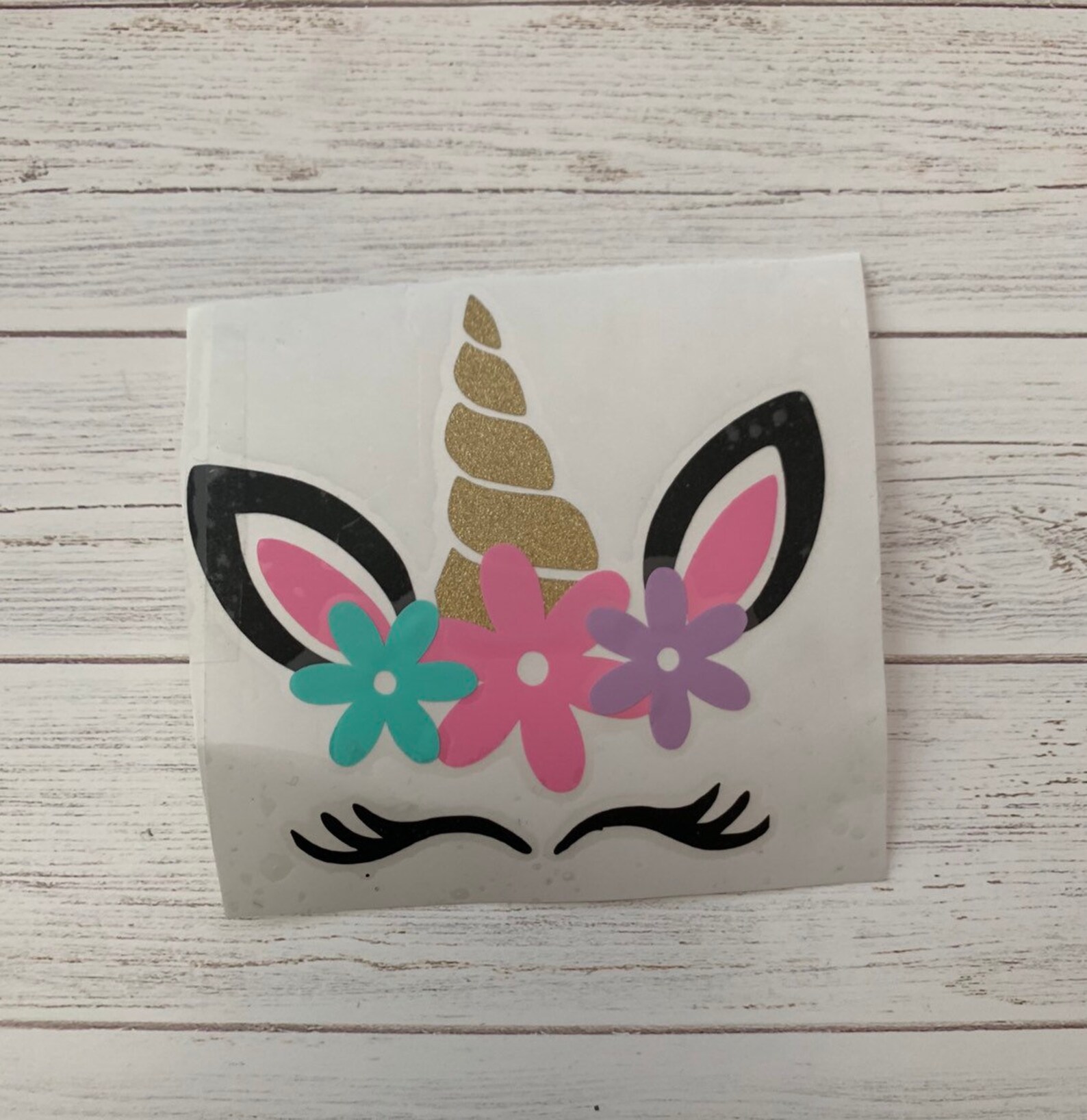 Diy Unicorn Sticker, Girls Decal for Water Bottles, Unicorn Party Favor ...