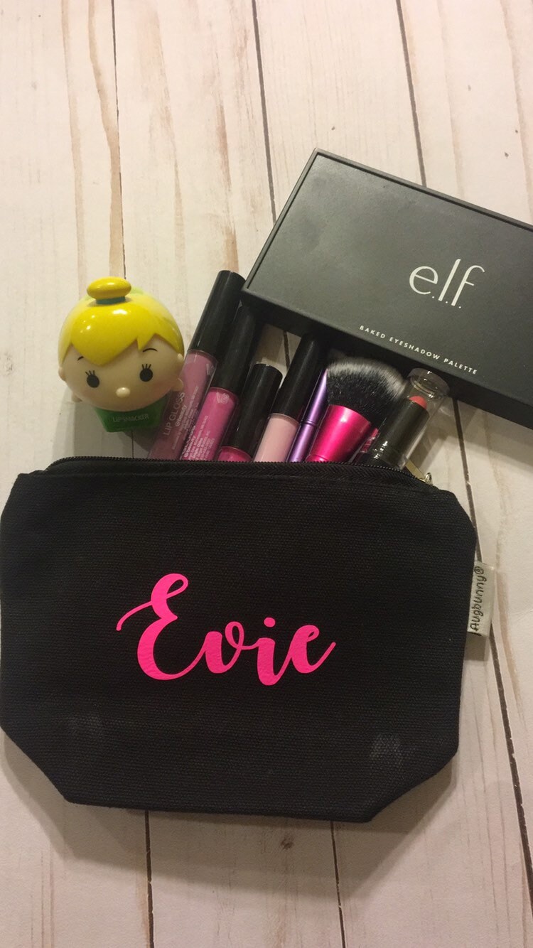 Personalized Makeup Pouch Makeup Bag With Names - Etsy