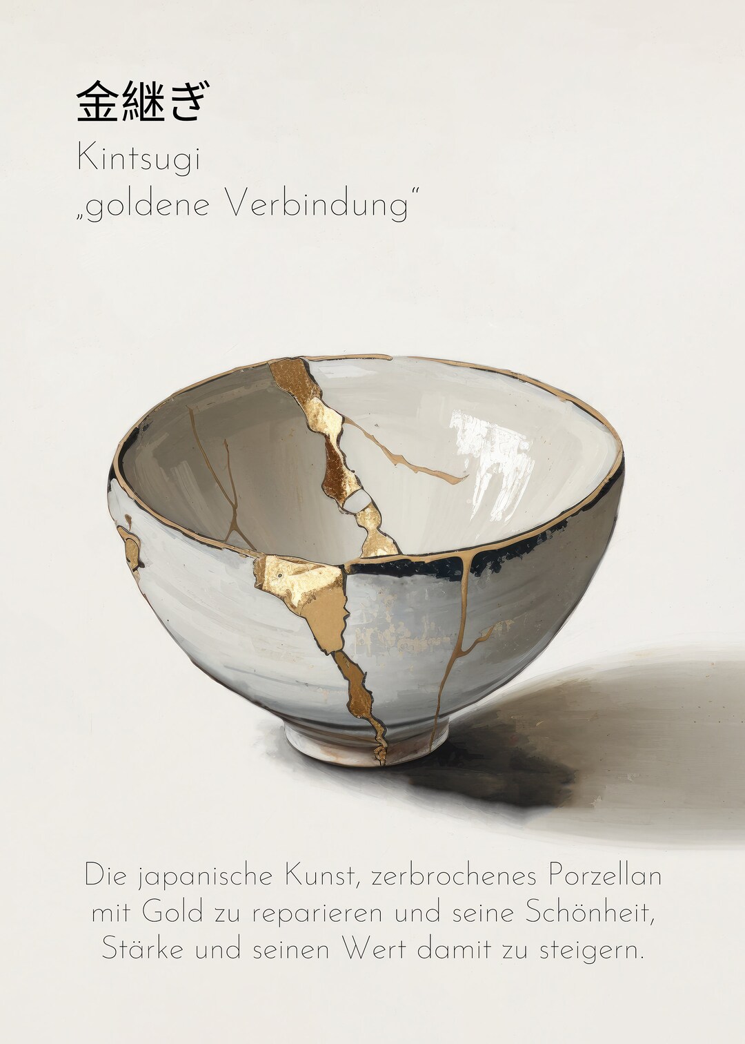 CUSTOM PIECE Meaningful Gift Kintsugi Wall Art Kintsugi Painting ...