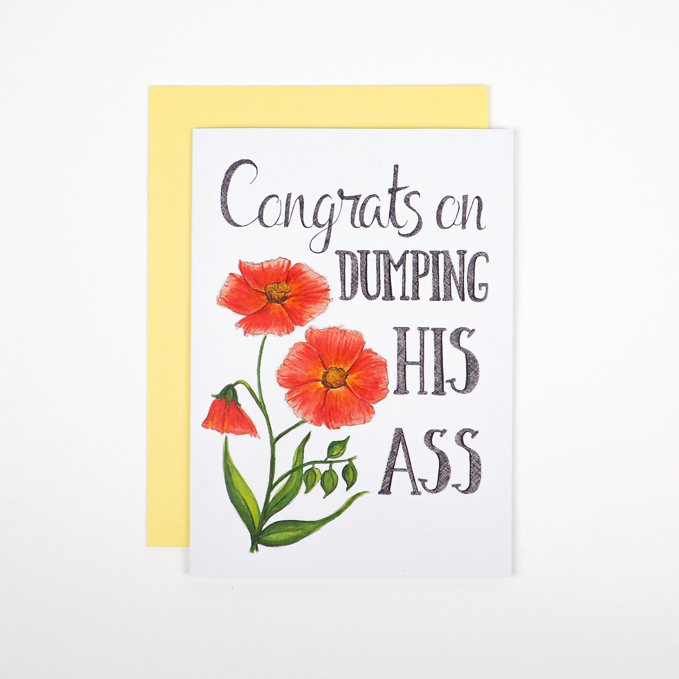 Funny Divorce Card Happy Breakup Card Cute Friendship Card | Etsy