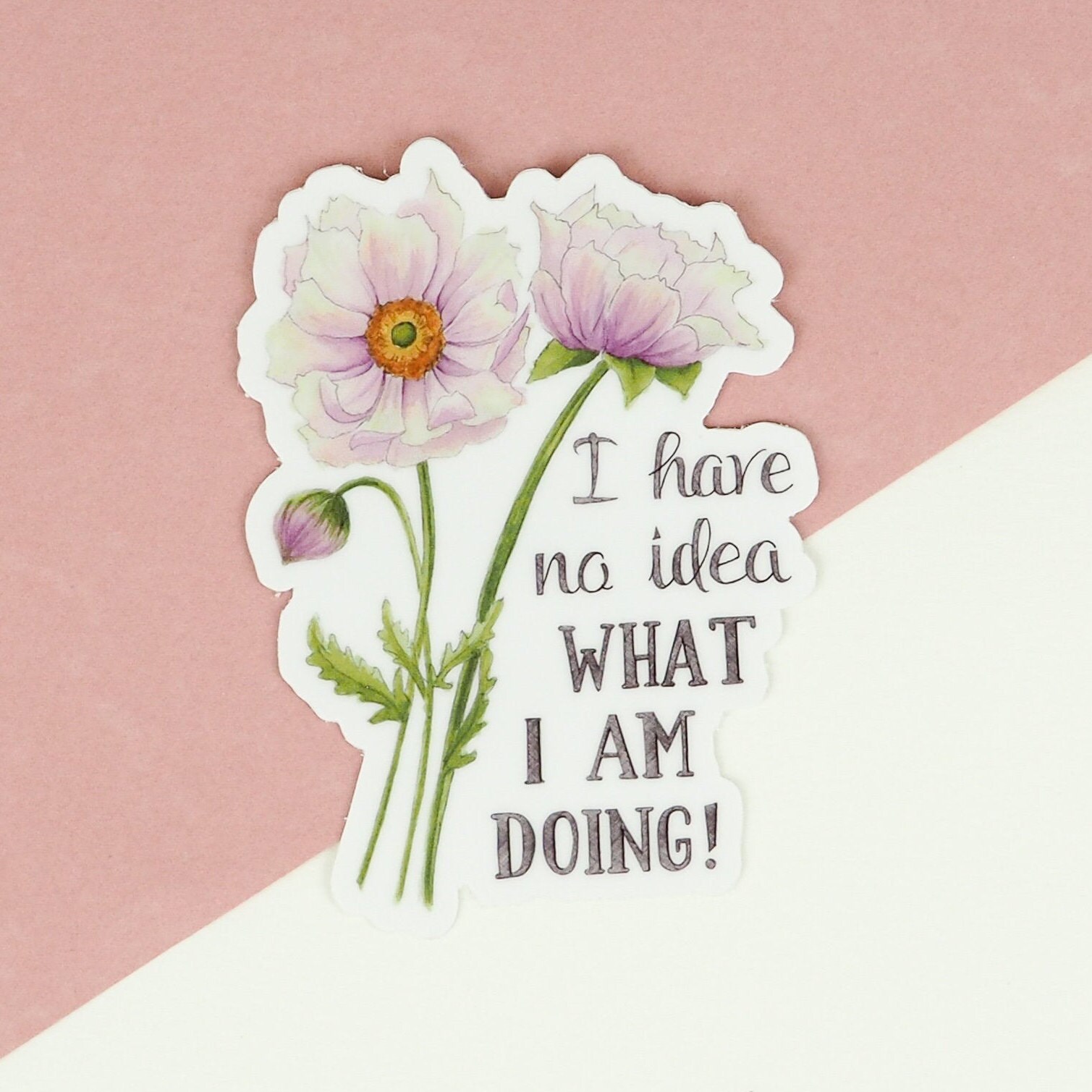 Funny Vinyl Sticker Funny Planner Sticker Water Bottle Sticker | Etsy