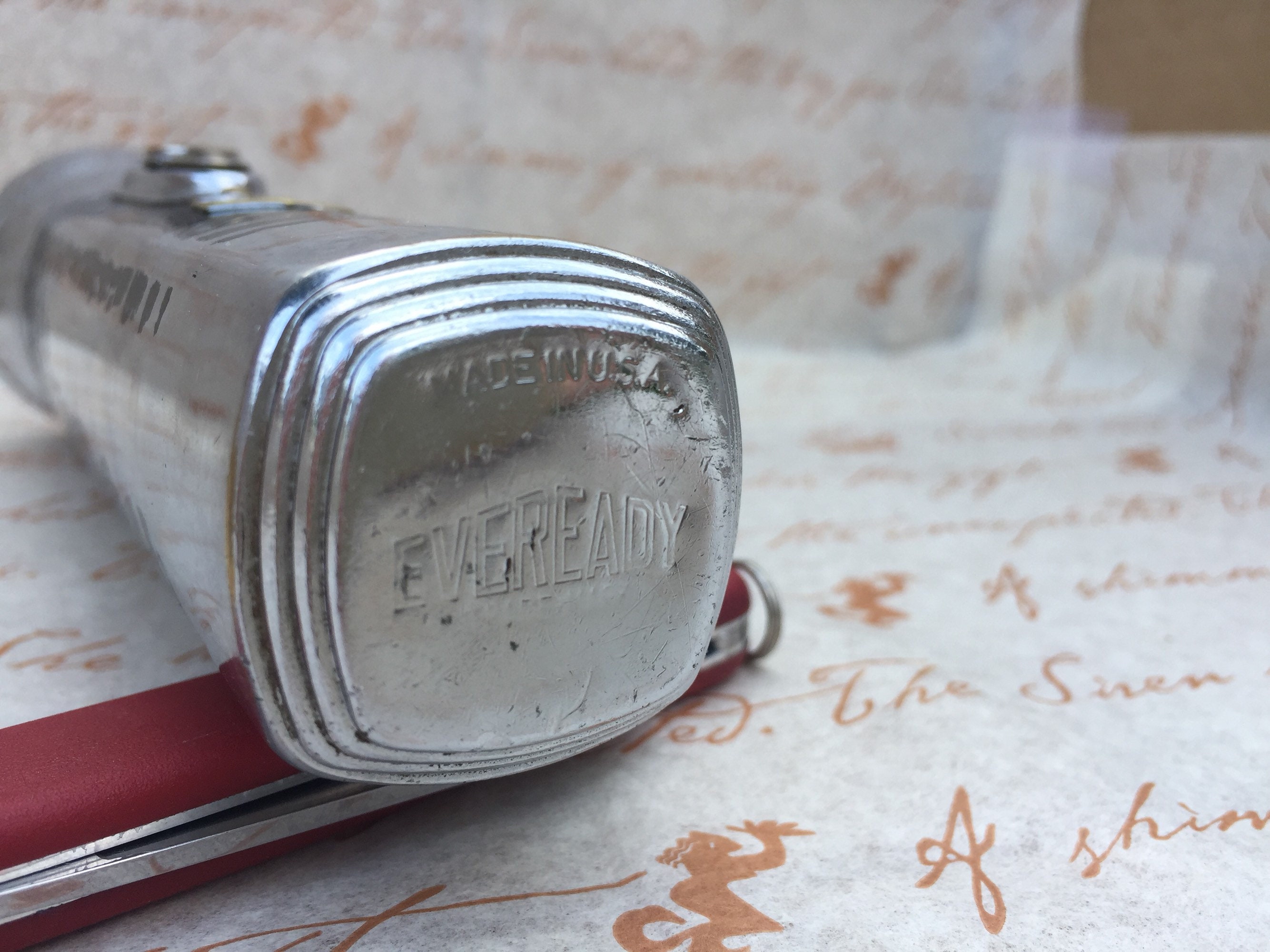 Vintage Art Deco Eveready Masterlite Flashlight | Etsy