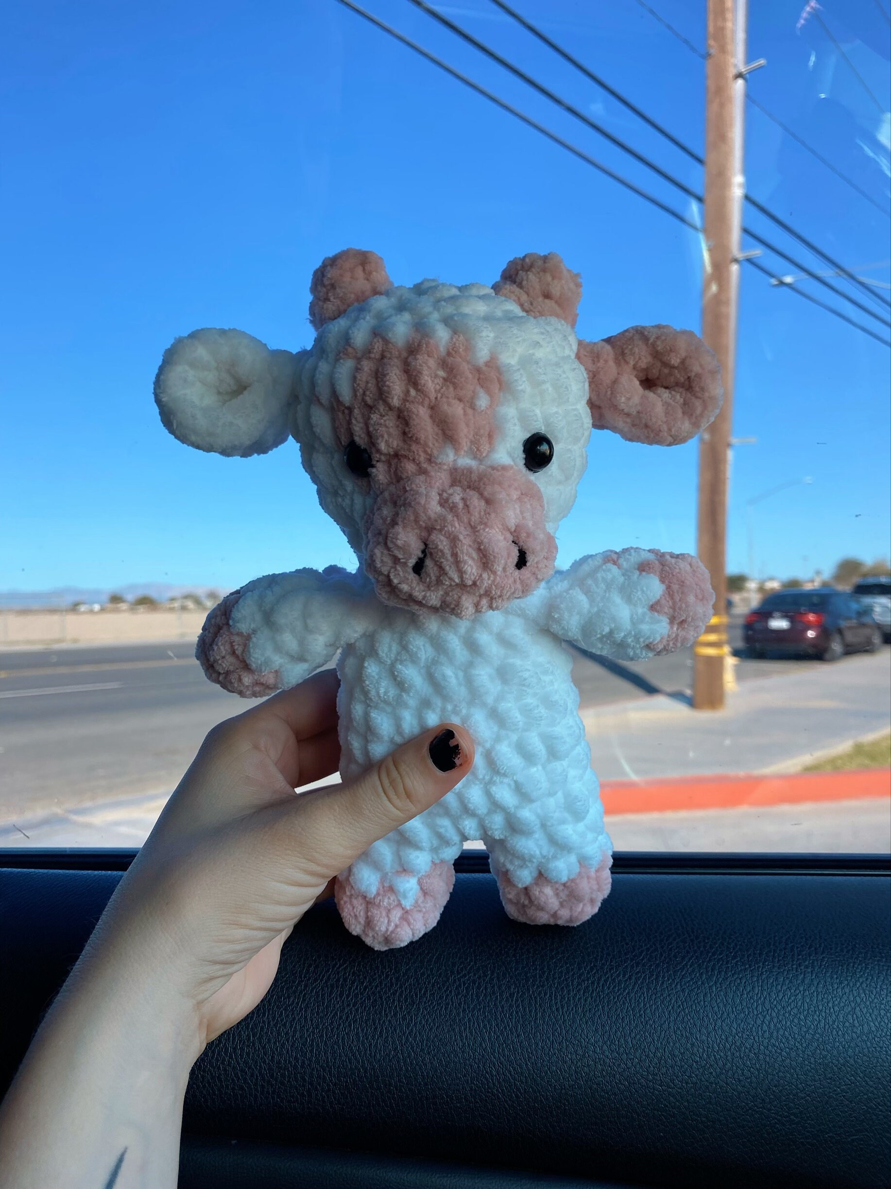 Crochet Small Cow Plushie PATTERN - Etsy