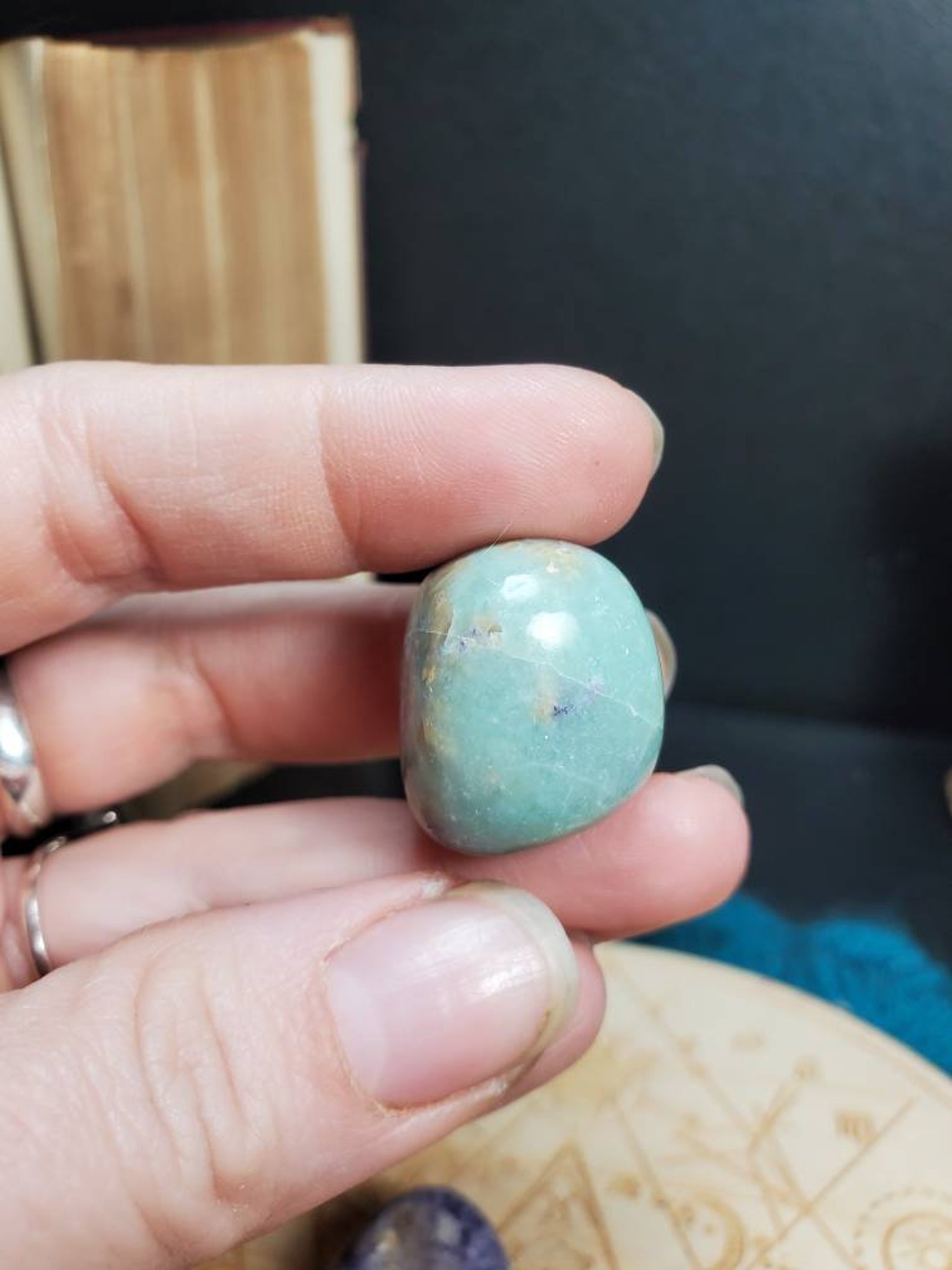 2pc Bolivianite Tumbled Stones Fluorite Serpentine Rare | Etsy