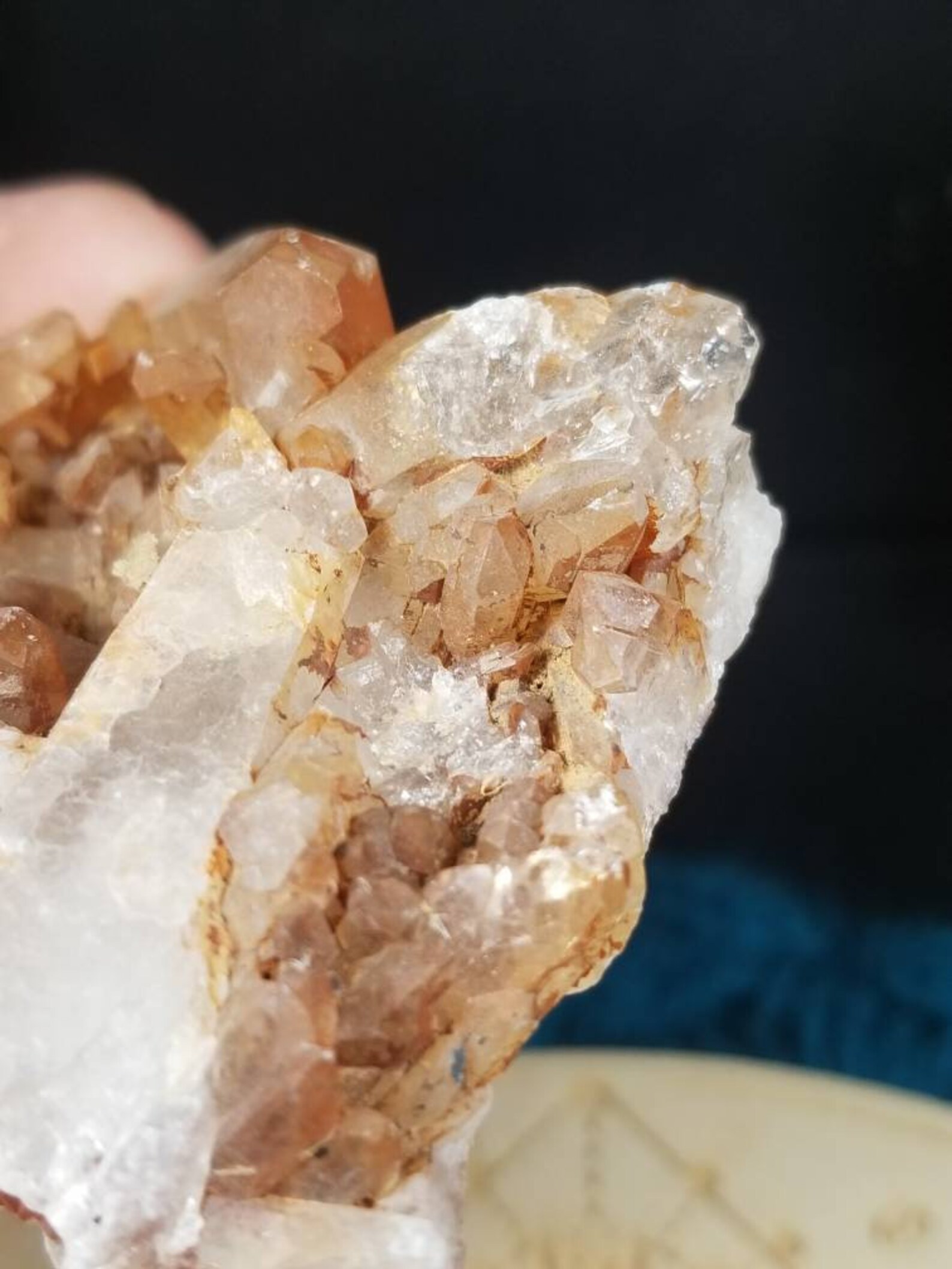 Red Quartz Cluster Iron Oxide Quartz Meditation Crystal | Etsy