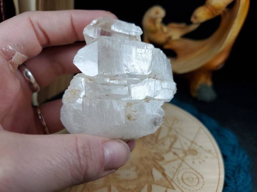 Faden Quartz Cluster Tabular Clear Quartz Points Crystal Natural ...