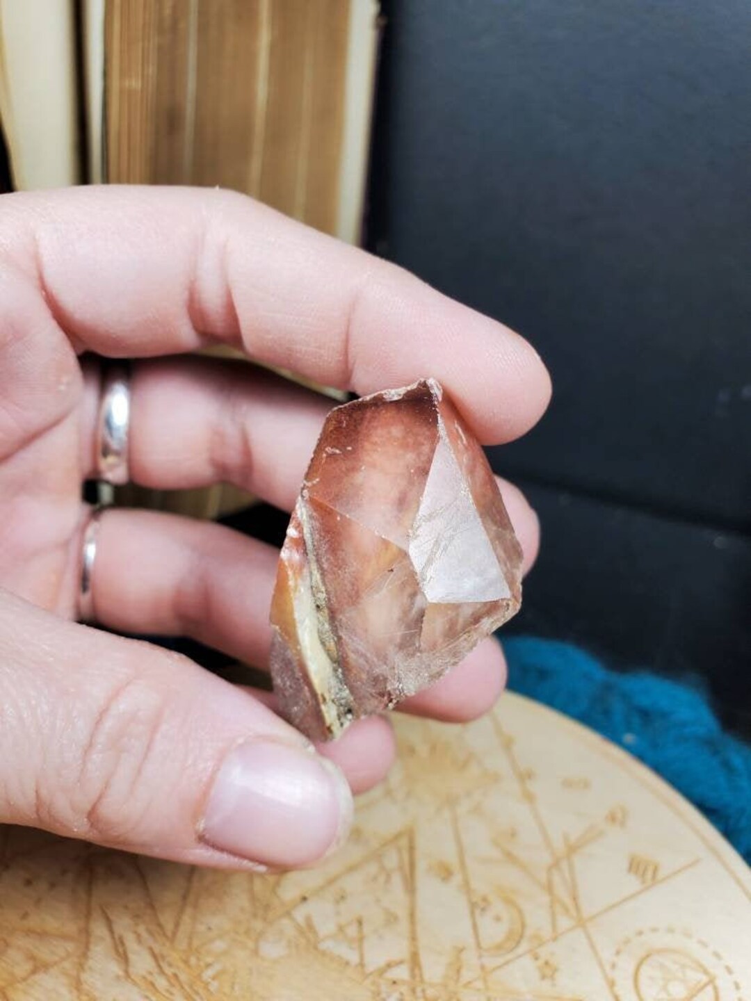 Amphibole Quartz Point Angel Phantom Jupiter Quartz Natural Inclusions ...