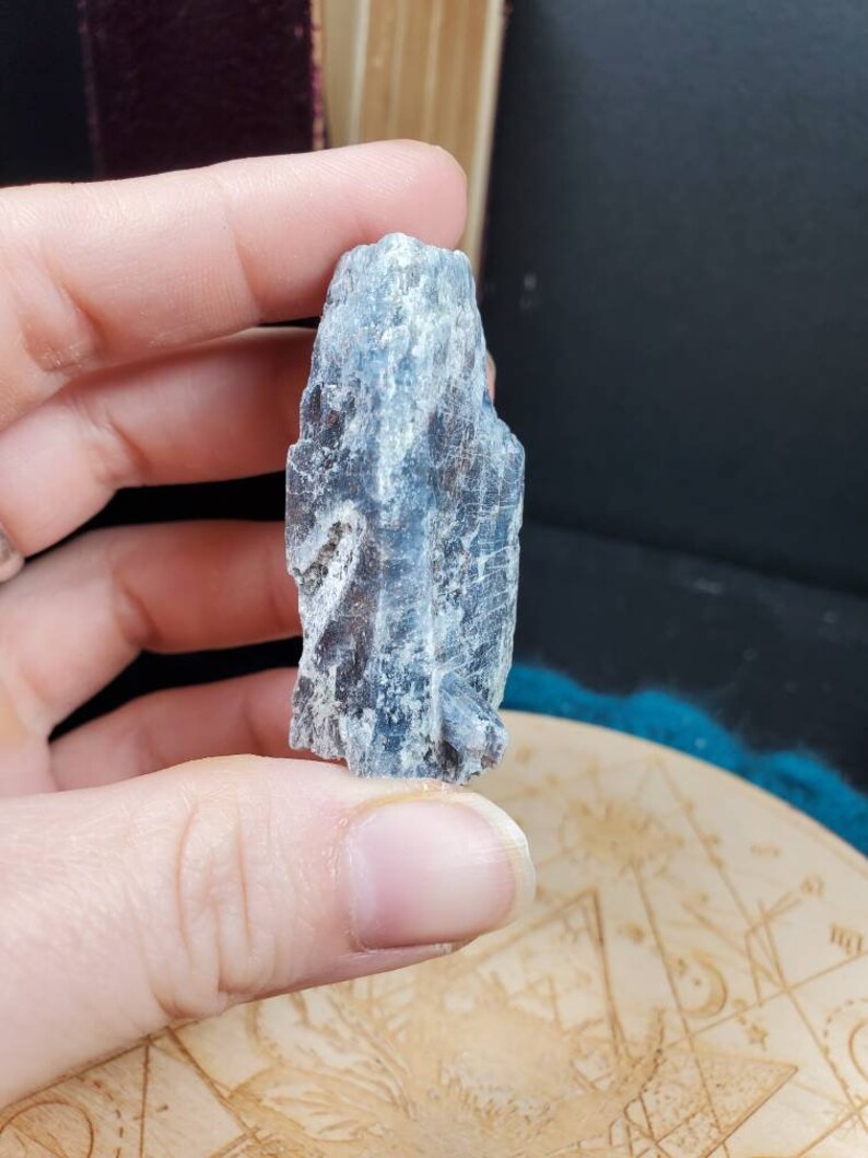 Kyanite W/ Ruby and Sapphire Blade Crystal Red and Blue - Etsy