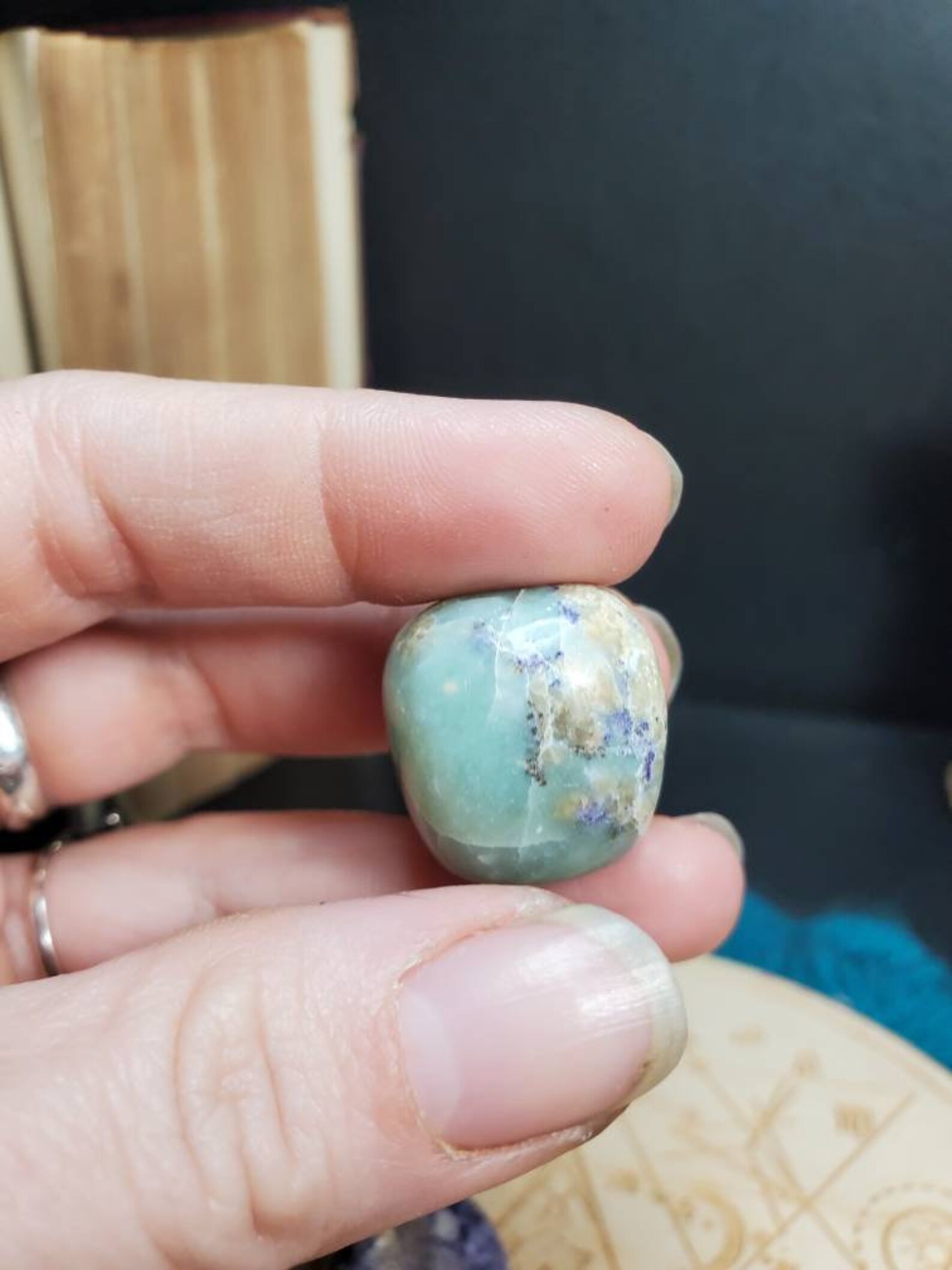 2pc Bolivianite Tumbled Stones Fluorite Serpentine Rare | Etsy