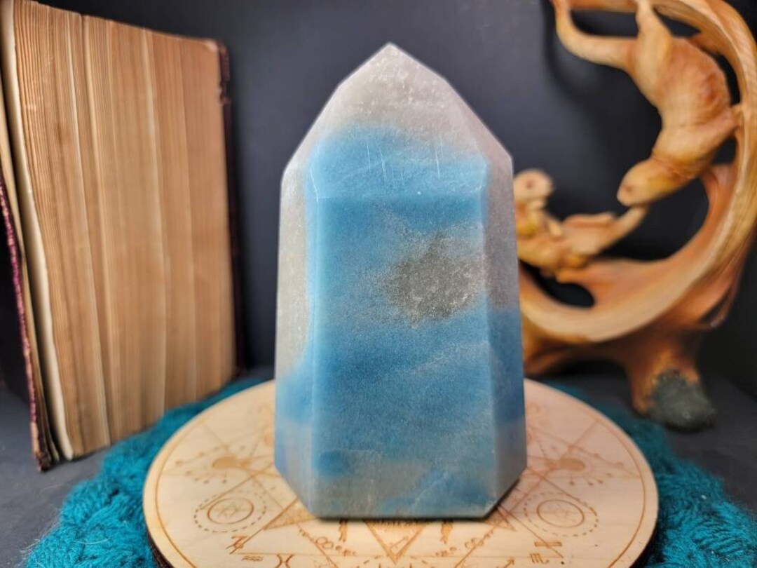 Rare Trolleite Tower Crystal Point Carving Polished Tower Crystal ...