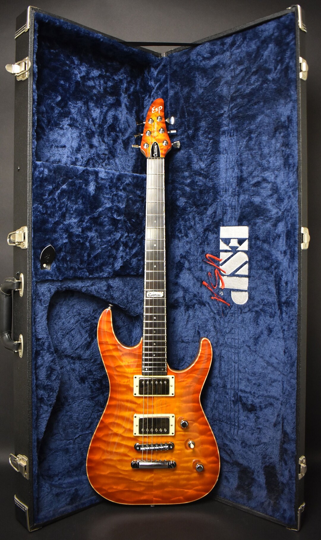 C. 1997 ESP Custom Shop USA Horizon Custom Bolt-on Sunburst W/ohsc - Etsy
