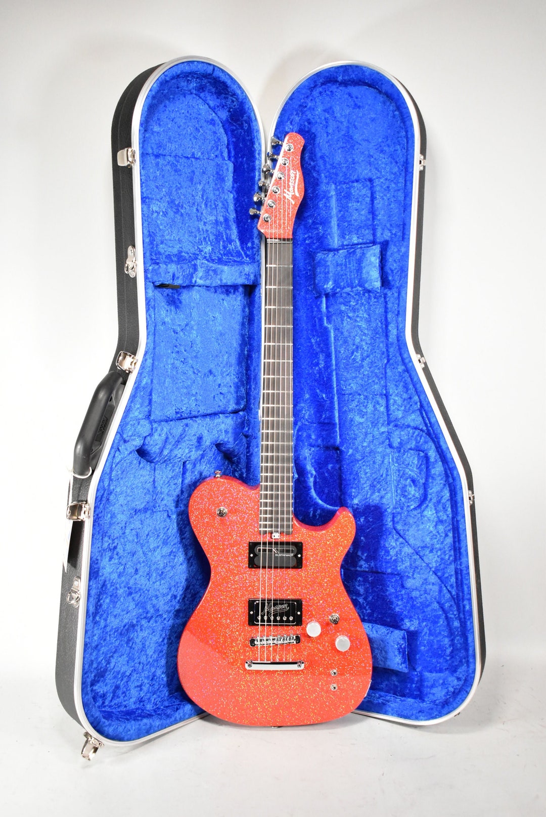2021 Manson MA EVO 10th Anniversary Red Santa Finish Electric Guitar W ...