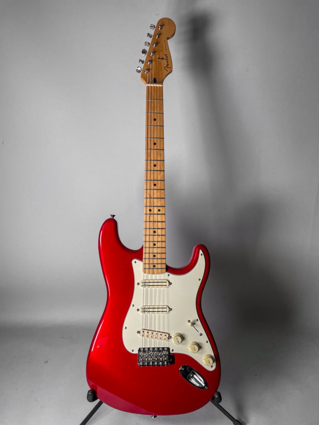 1997 Fender Tex Mex Stratocaster Candy Apple Red Upgraded Pickups W/gig ...