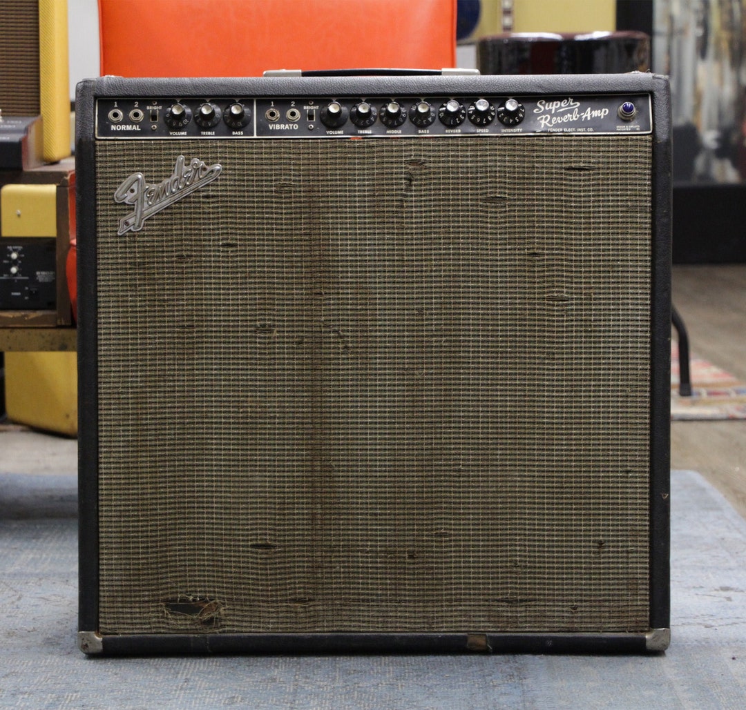 1964 Fender Super Reverb Vintage Guitar Amp - Etsy