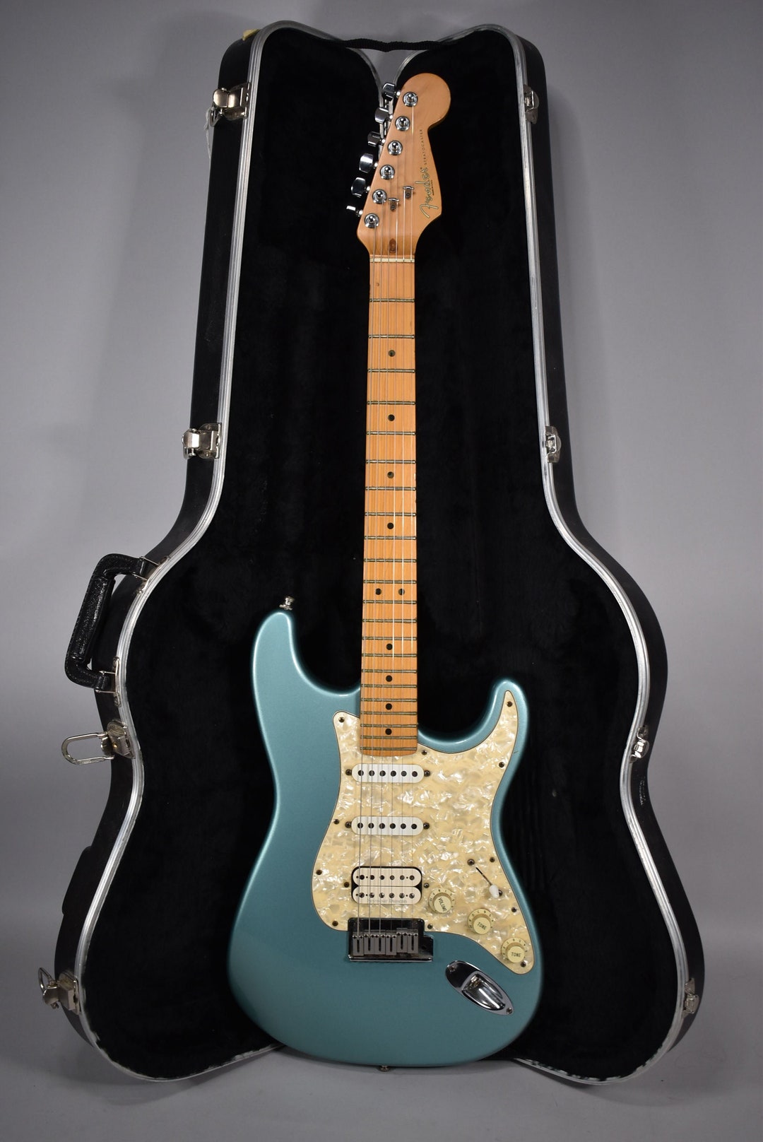 1997 Fender Lone Star Stratocaster HSS Teal Green Metallic W/ohsc - Etsy