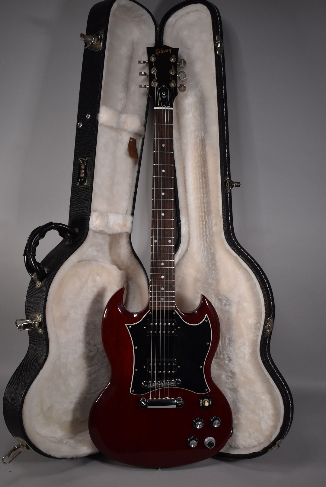 2008 Gibson V1 Robot SG Special Cherry Finish Electric Guitar W/ohsc ...