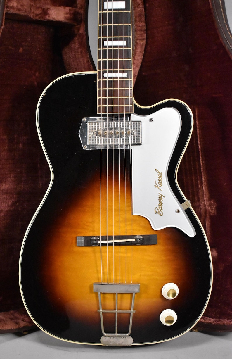 1960 Kay K1700 Barney Kessel Pro Sunburst W/ohsc - Etsy