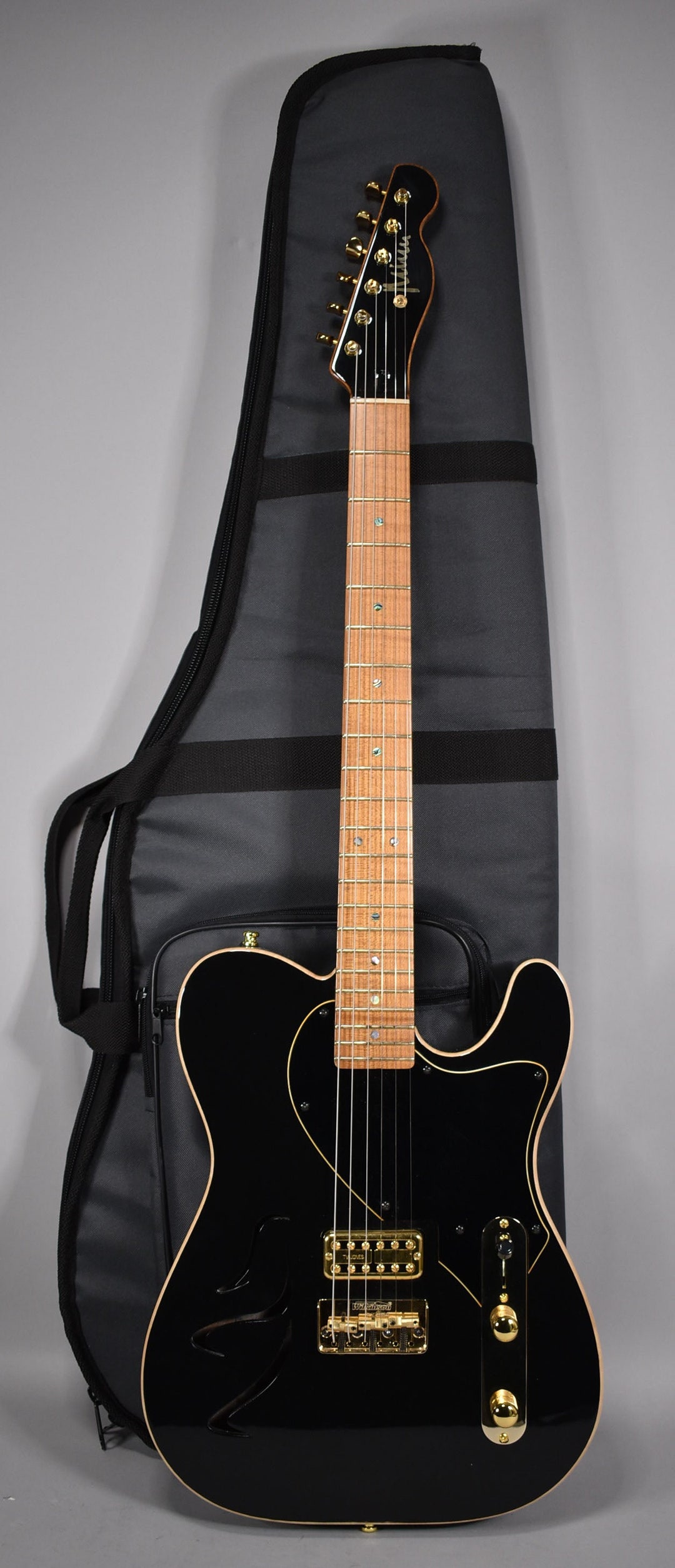 Miuu Steed Black Finish Electric Guitar W/gig Bag - Etsy