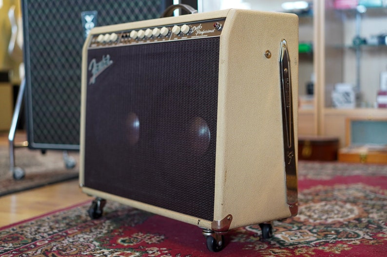 1996 Fender Custom Shop Dual Professional 2x12 Combo Amplifier W/cover ...