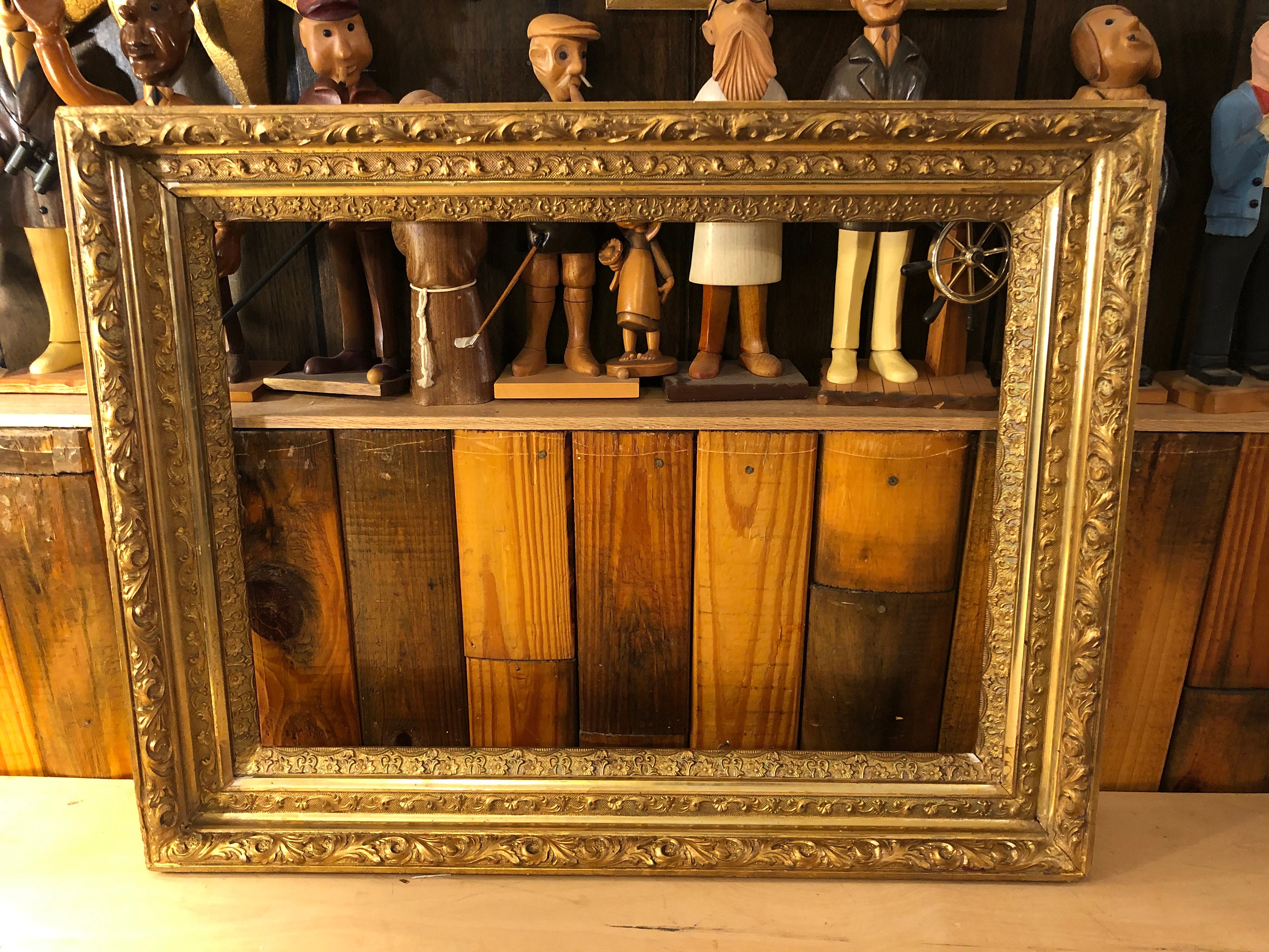 Antique Neoclassical Art Wood Picture Frame Antique Gilded | Etsy