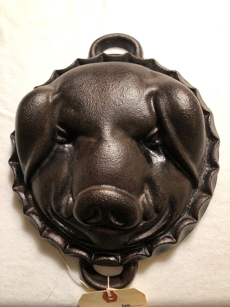 Vintage Cast Iron Pig Face Souse Mold Metal Hog's Head - Etsy