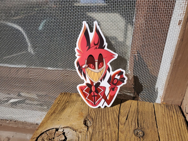 Hazbin Hotel Alastor and Angel Dust Stickers - Etsy