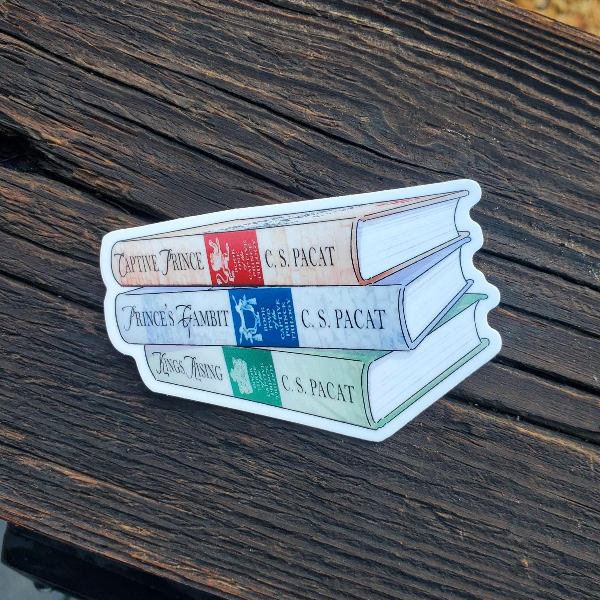 Captive Prince Book Series by CS Pacat Book Stack Sticker - Etsy