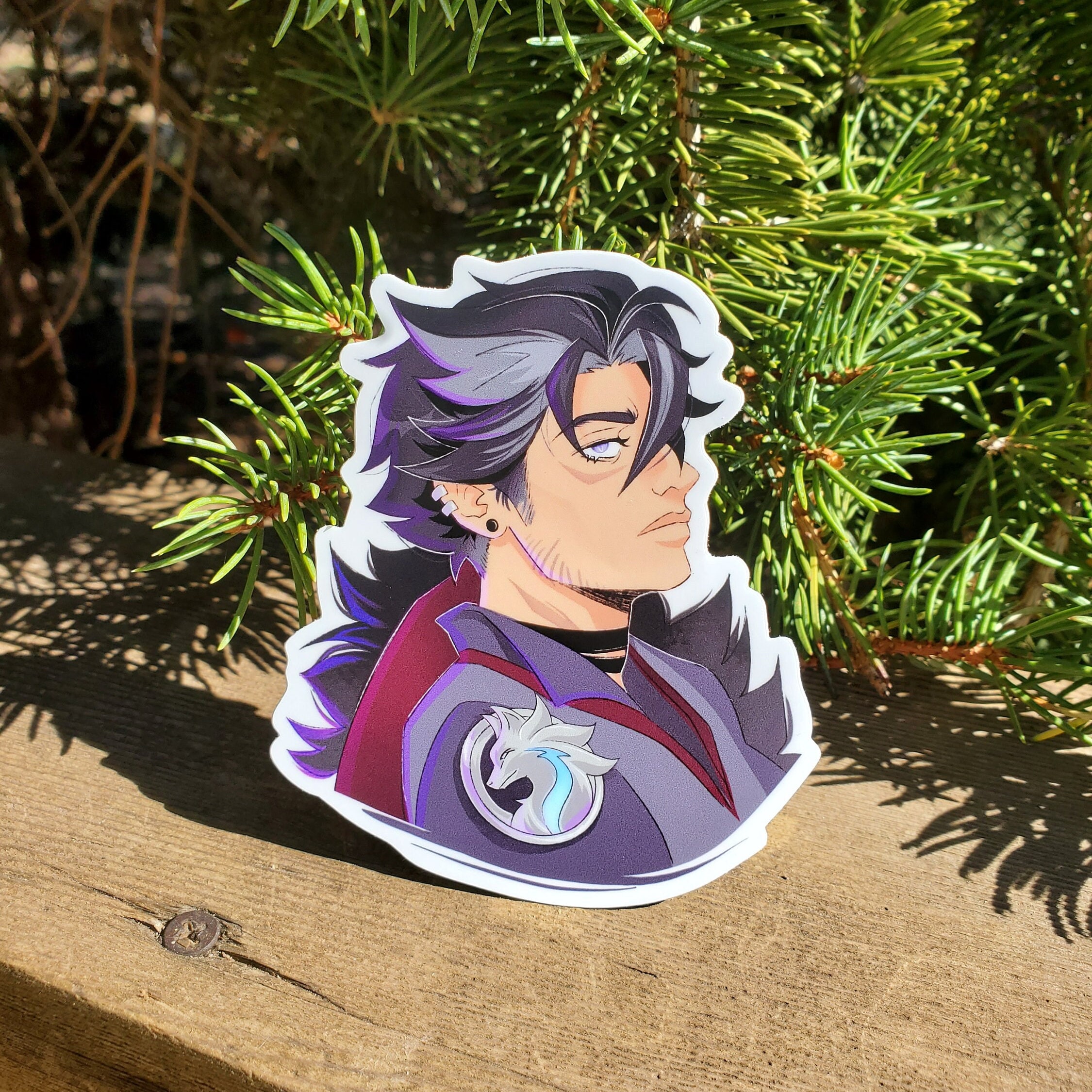 Wriothesley Genshin Impact Vinyl Sticker - Etsy