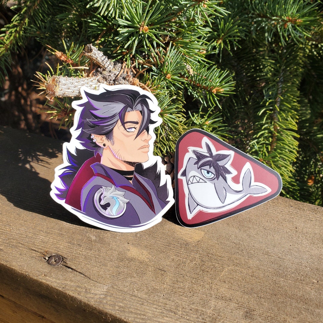 Wriothesley Genshin Impact Vinyl Sticker - Etsy